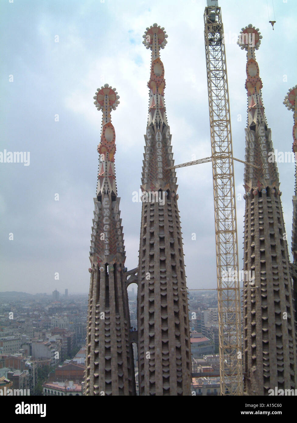 Temple Expiatory de la Sagrada Familia Gaudi Barcelona Stock Photo - Alamy