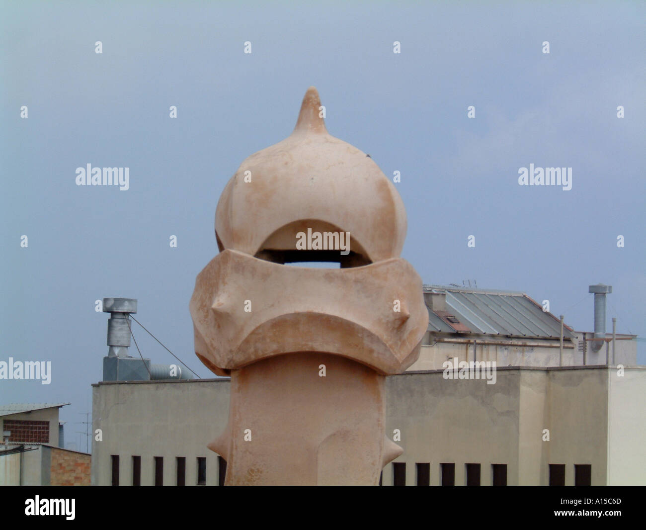 Casa Mira Le Pedrera Gaudi Barcelona Stock Photo - Alamy