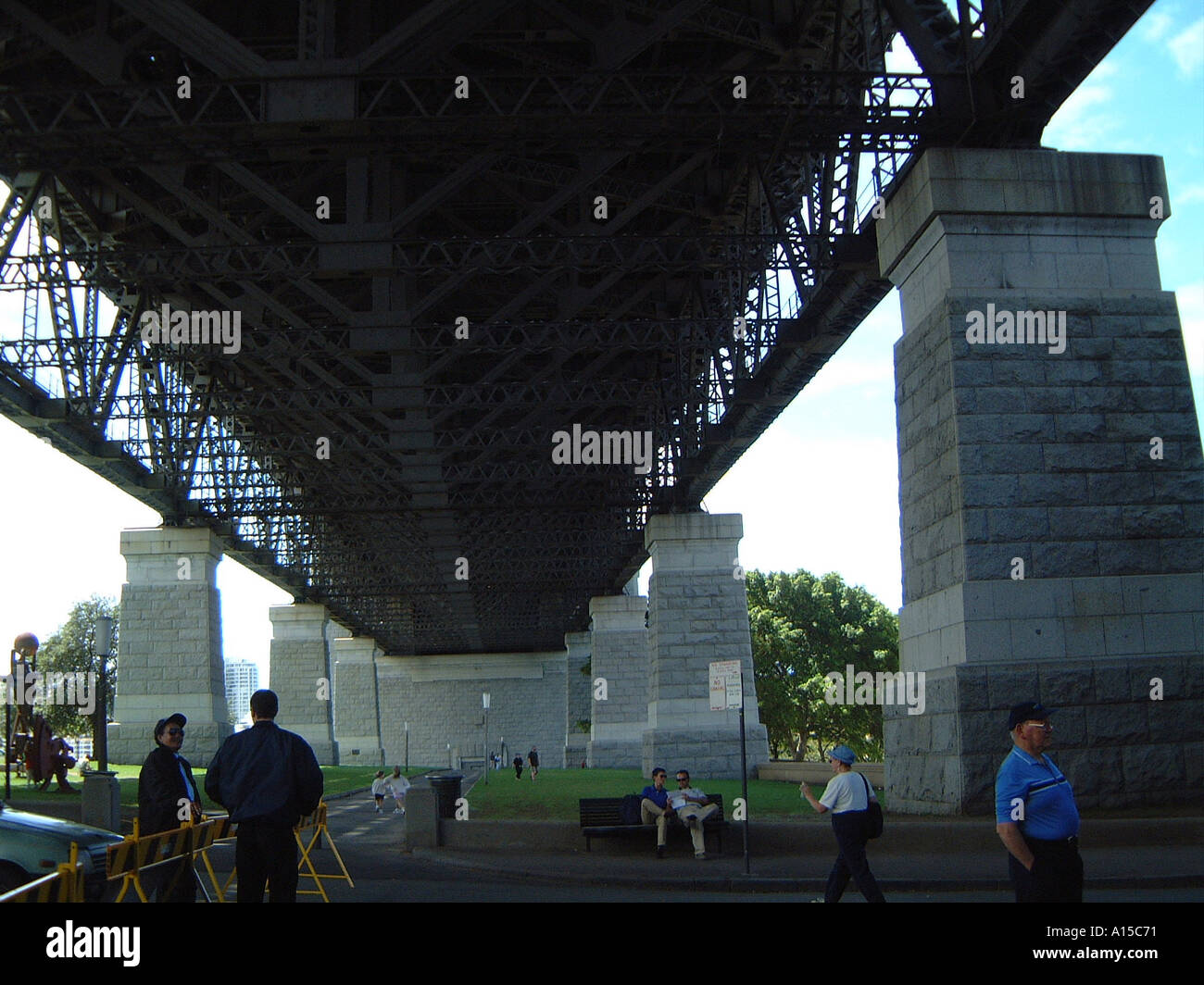 Underneath Sydney Harbour Bridge Stock Photo - Alamy