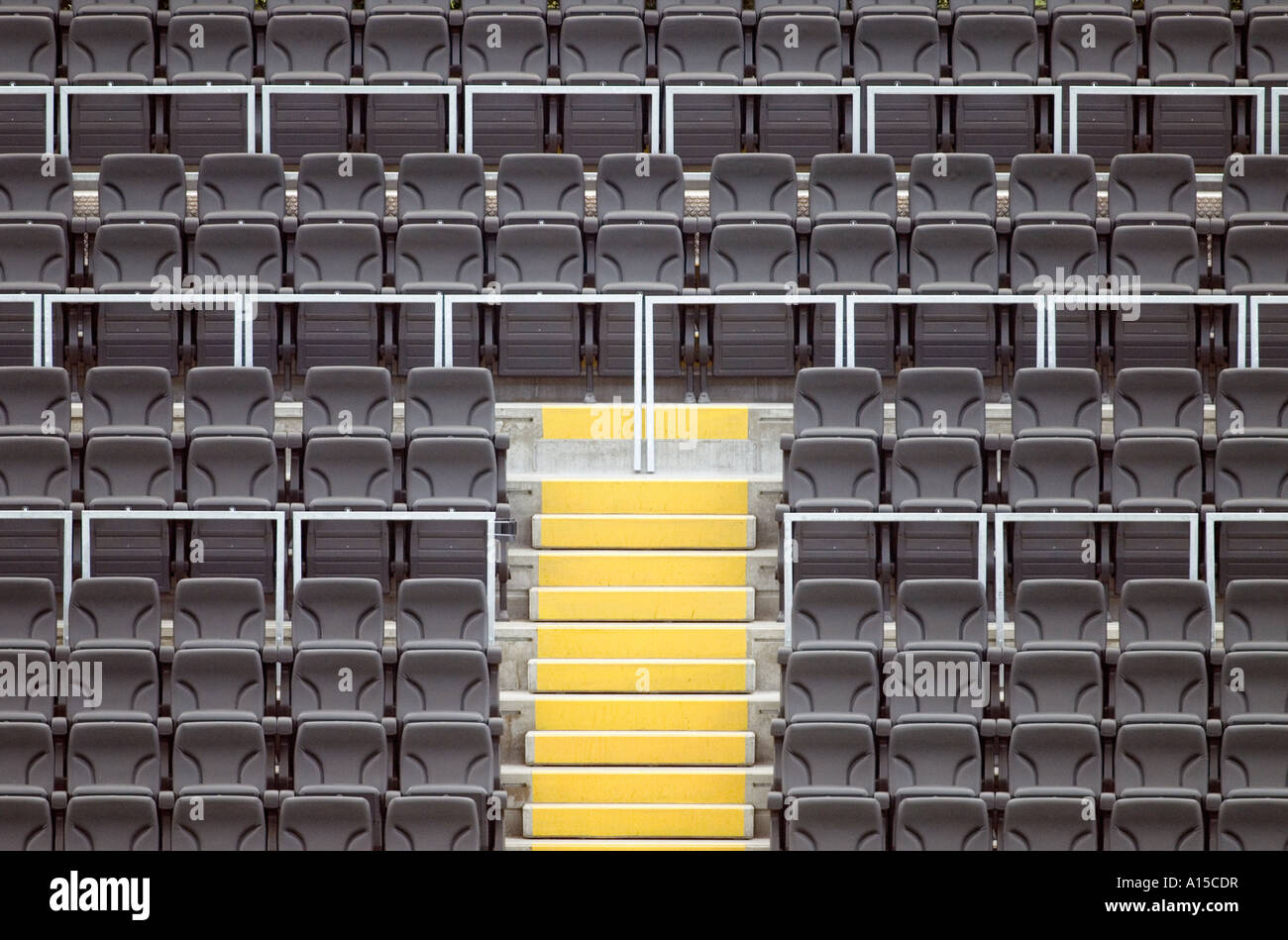 empty seats in a soccer stadium Stock Photo - Alamy