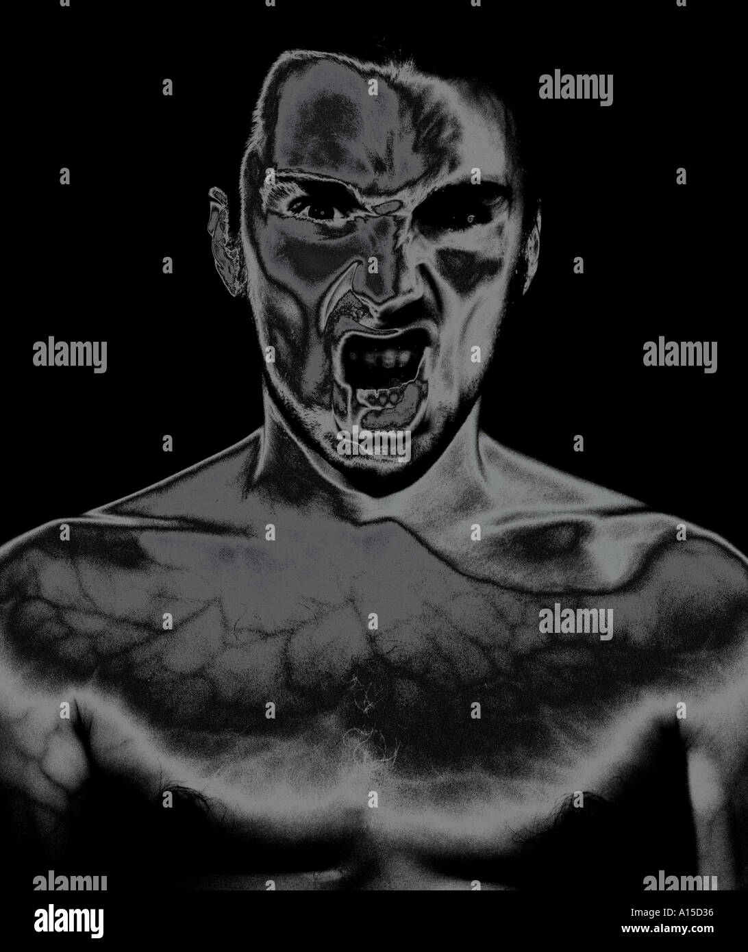 Psychopath man rage hi-res stock photography and images - Alamy