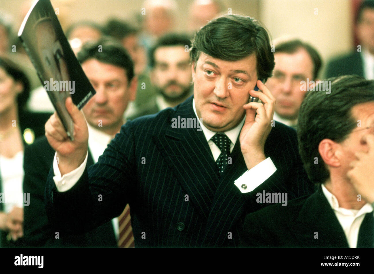 Divorce Year 2003 Director James Ivory Actor Stephen Fry Stock Photo ...