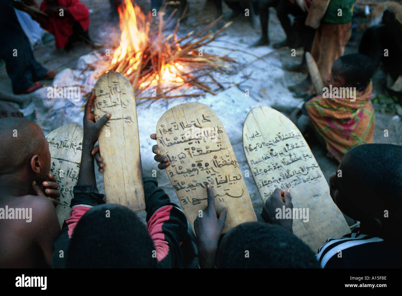 Villagers from a muslim Fulani village in the eastern region of the ...