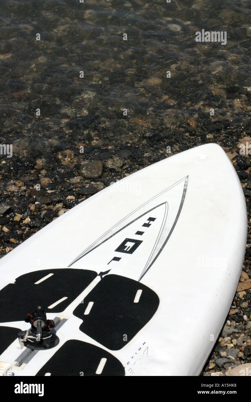 Black and white Surfboard Stock Photo - Alamy