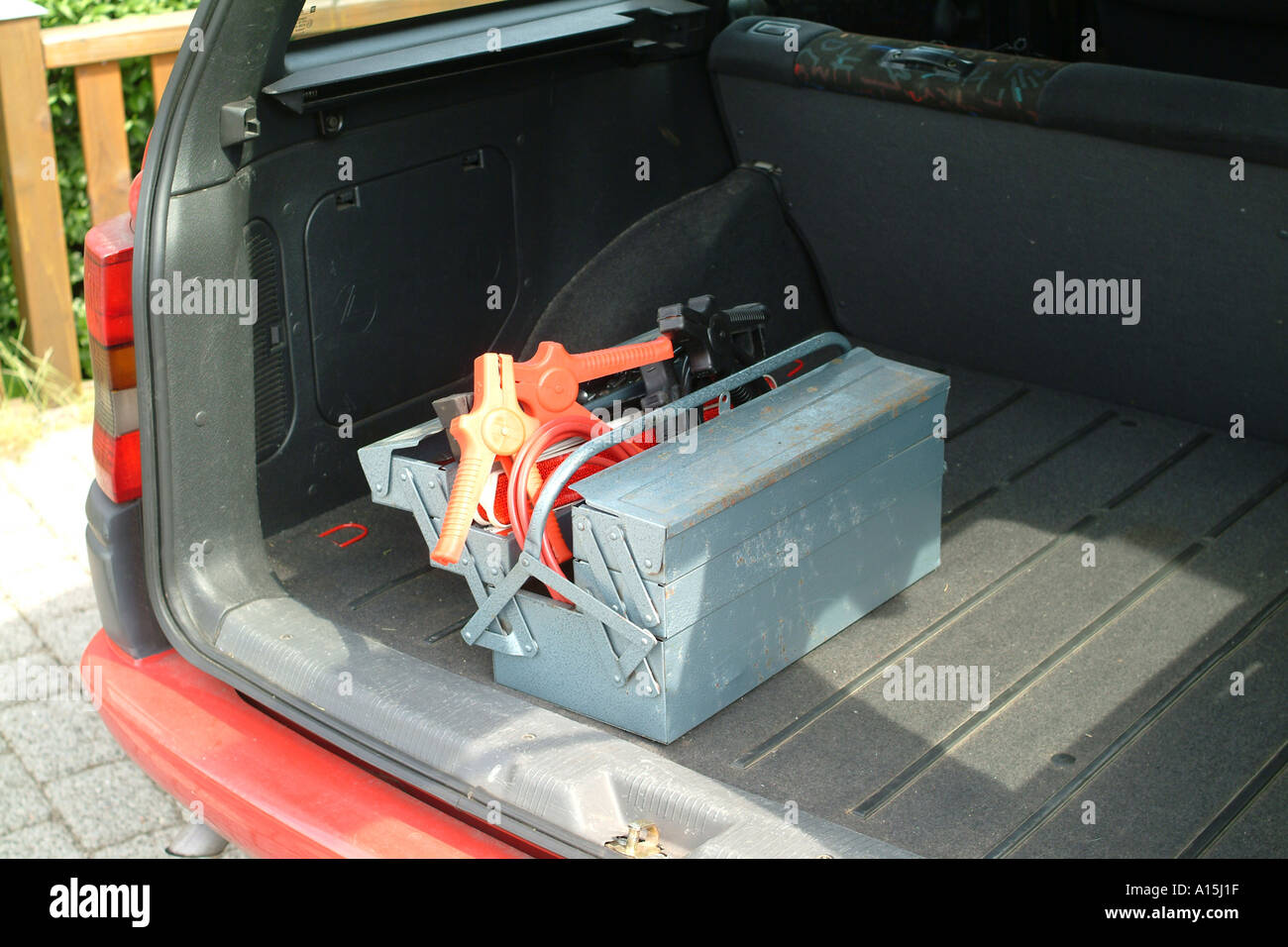 toolbox in car Stock Photo - Alamy