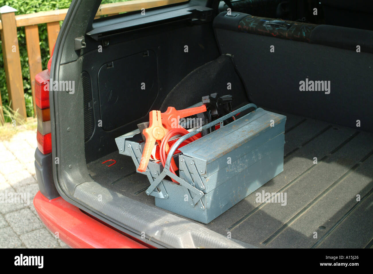 toolbox in car Stock Photo - Alamy