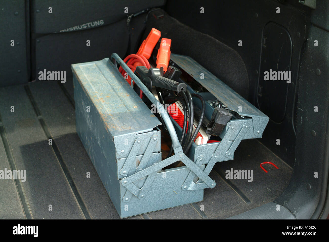 toolbox in car Stock Photo - Alamy