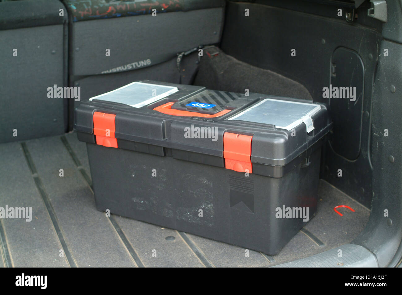 toolbox in car Stock Photo - Alamy