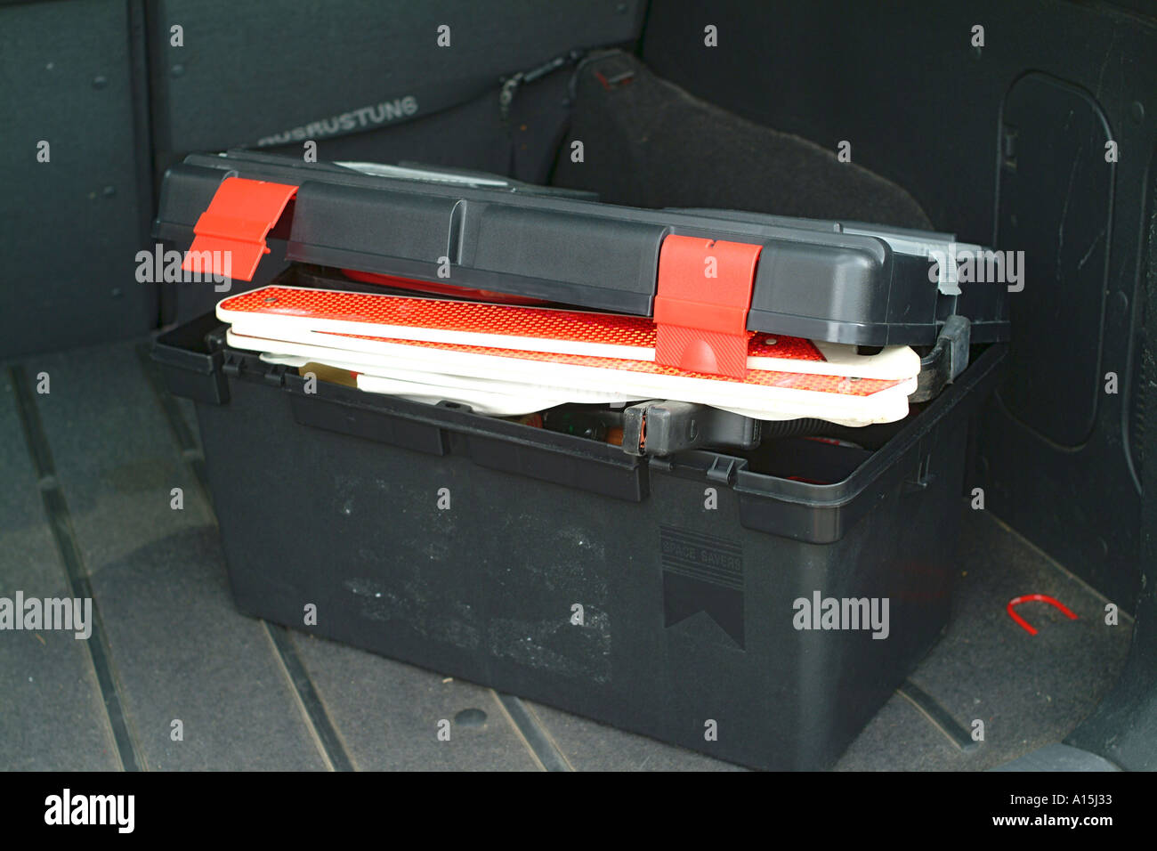 toolbox in car Stock Photo - Alamy