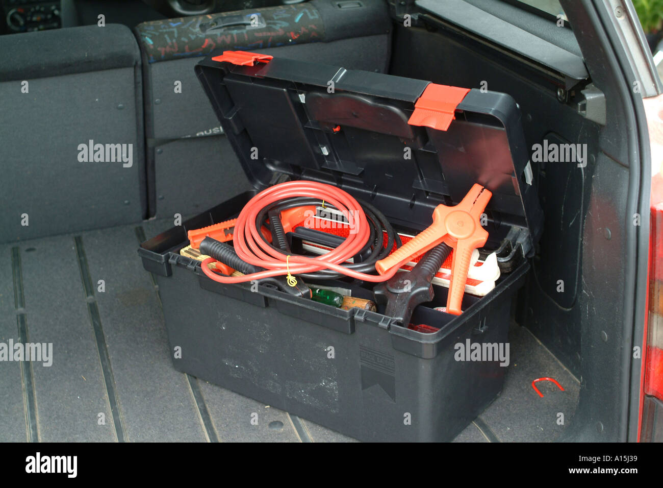toolbox in car Stock Photo - Alamy