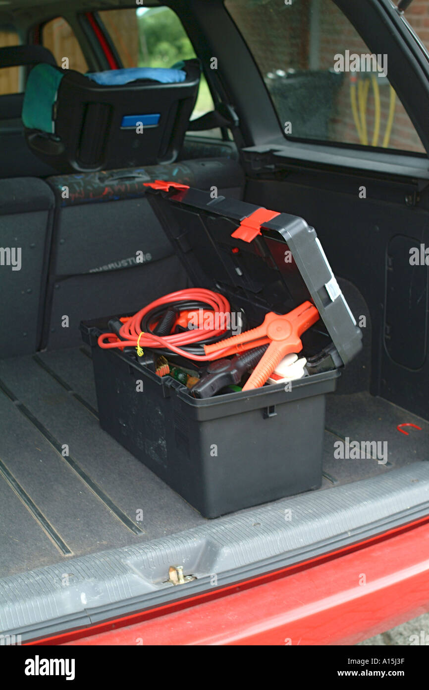 toolbox in car Stock Photo - Alamy