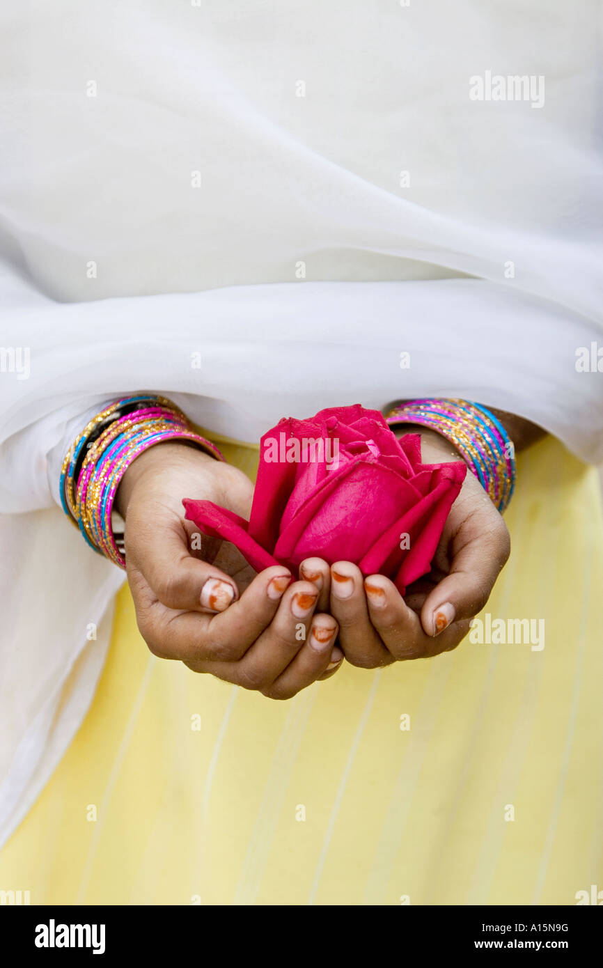 Giving hands to the indian child hi-res stock photography and images ...
