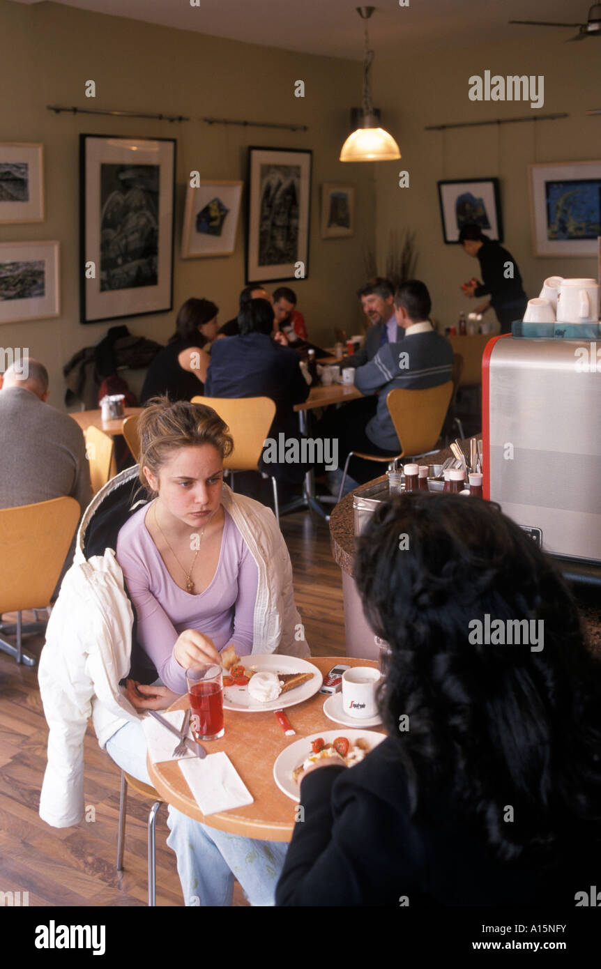 Cafe Brava in the trendy Pontcanna area of Cardiff Stock Photo - Alamy