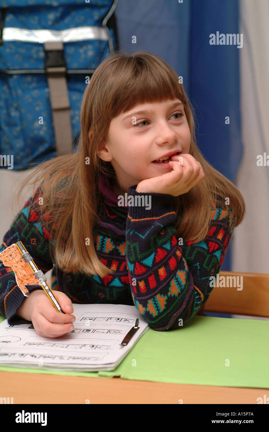 child chewing on fingernails Stock Photo - Alamy