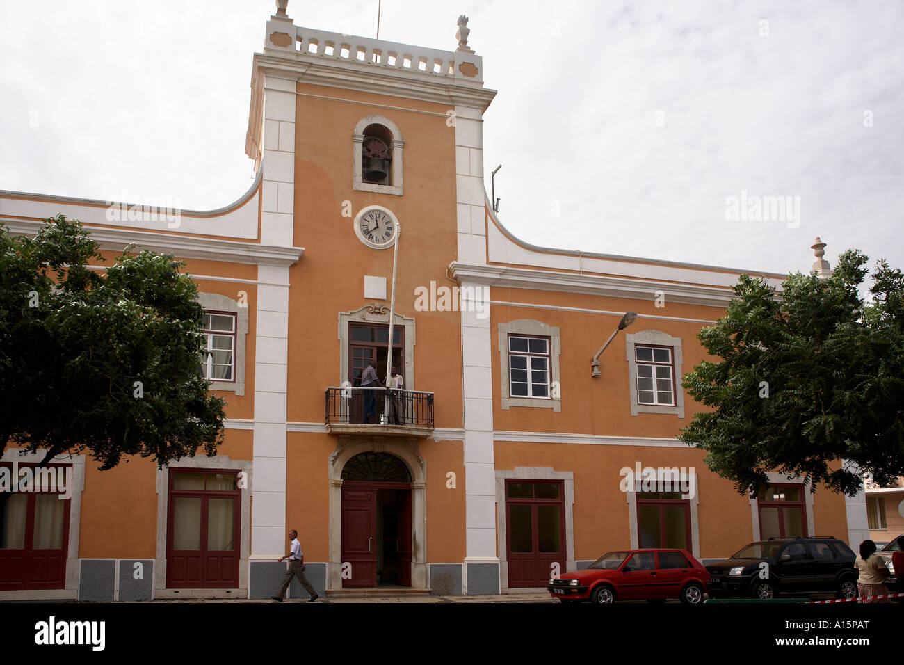 Cape Verde islands. Santiago. Praia. Town hall Stock Photo - Alamy