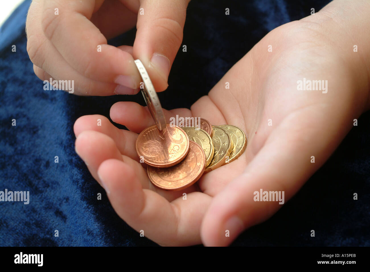 child with pocket money Stock Photo - Alamy