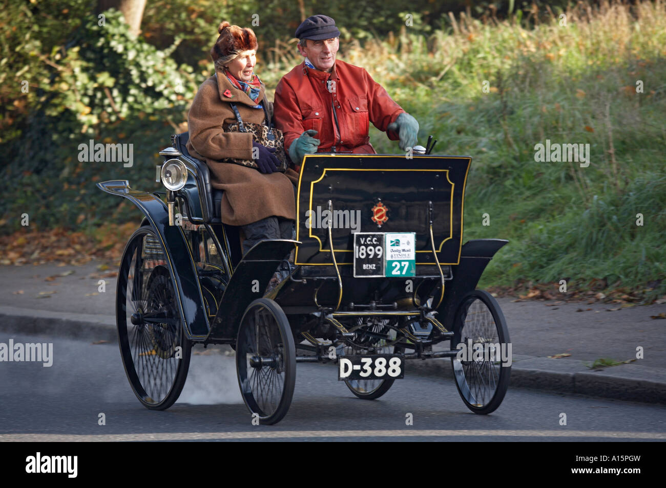 1899 Benz in the 2006 London to Brighton Veteran car run Stock Photo ...