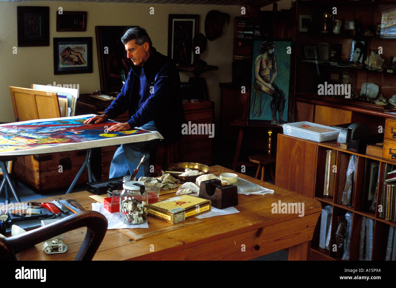 Artist studio hi-res stock photography and images - Alamy