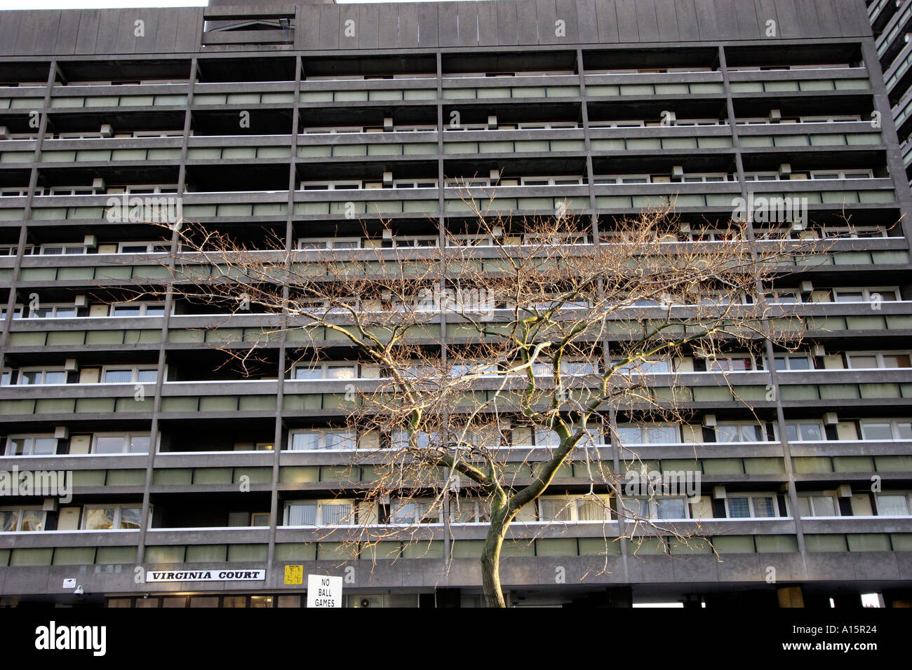 Aberdeen block of flats Scotland Stock Photo - Alamy