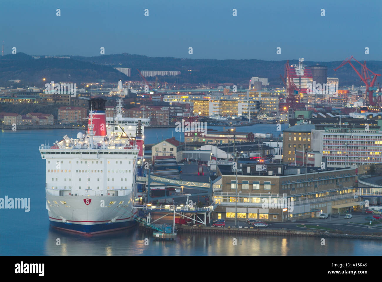 Stena Line at the harbour of Gothenburg, Sweden Stock Photo - Alamy