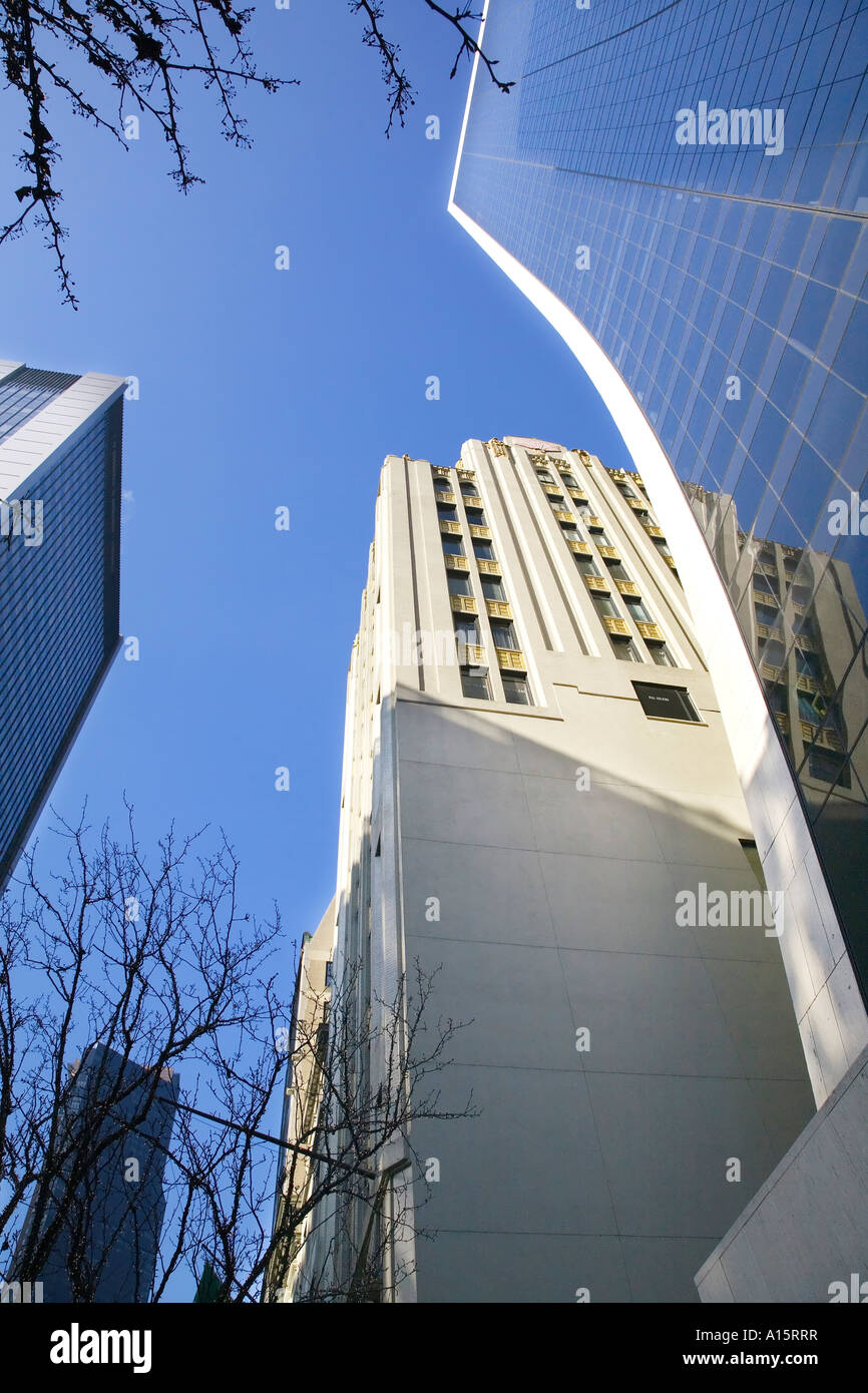 Glass fronted Tower block NYC Stock Photo - Alamy