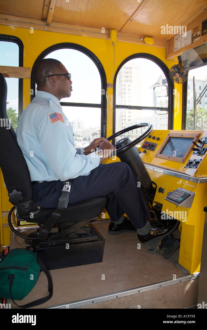 Bus and trolley routes provide transportation throughout downtown Tampa ...