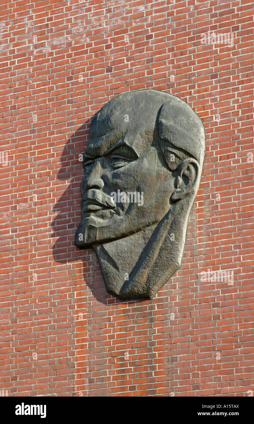 Berlin Lennin wall relief Stock Photo - Alamy
