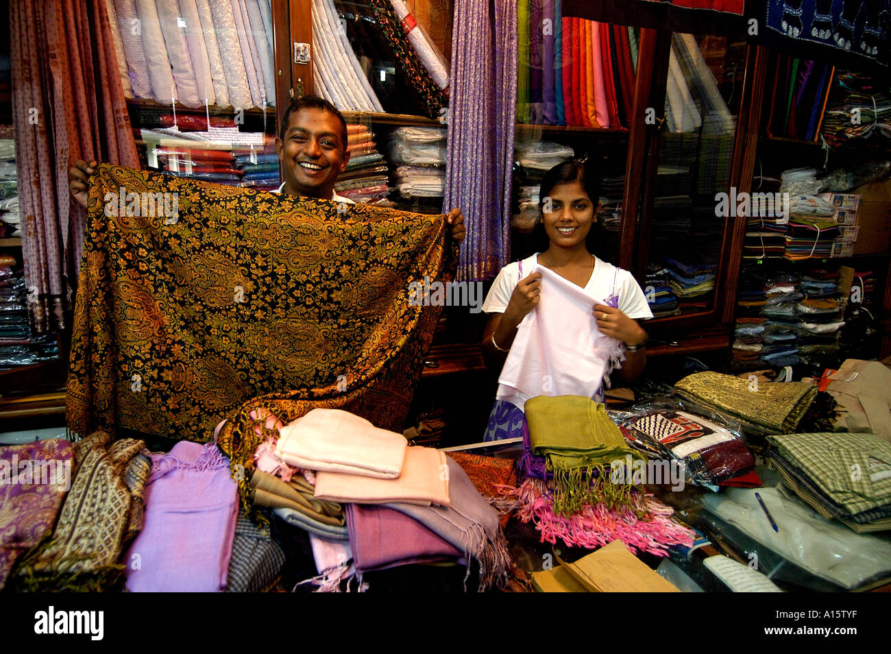 Sri Lanka tailor garment needlework clothes dress Stock Photo - Alamy