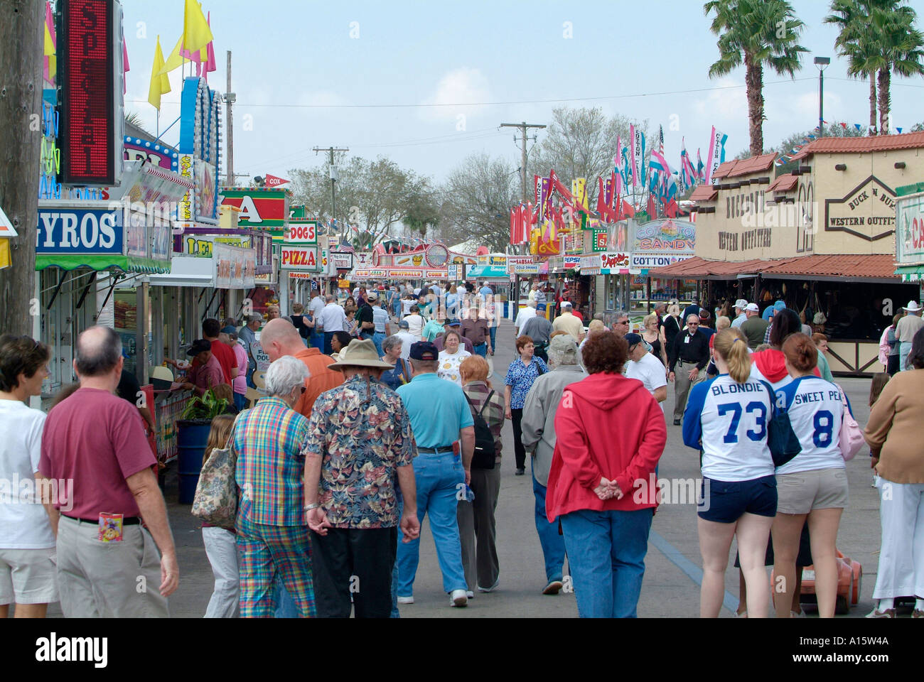 Florida State Fair at Tampa Florida offers entertainment food eating ...