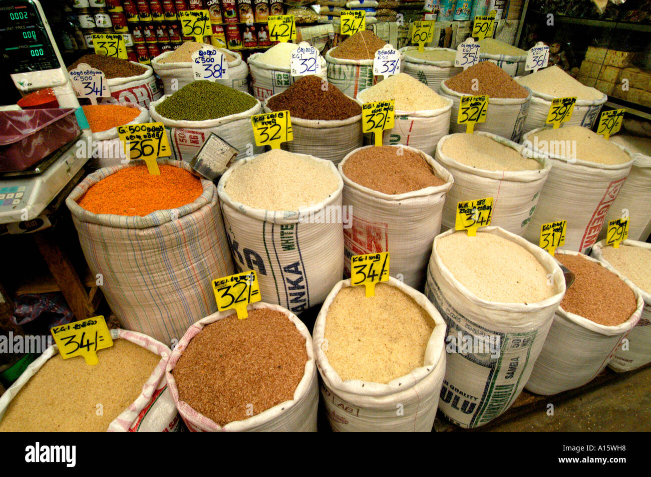 Ceylon Sri Lanka Island Asian rice Stock Photo - Alamy