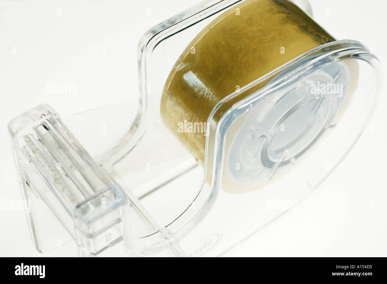 Plastic tape dispenser Stock Photo - Alamy