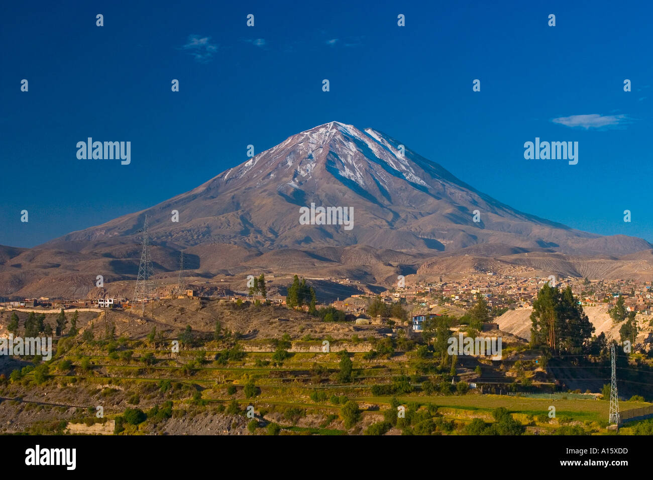El Misti Volcano Arequipa Peru Stock Photo - Alamy