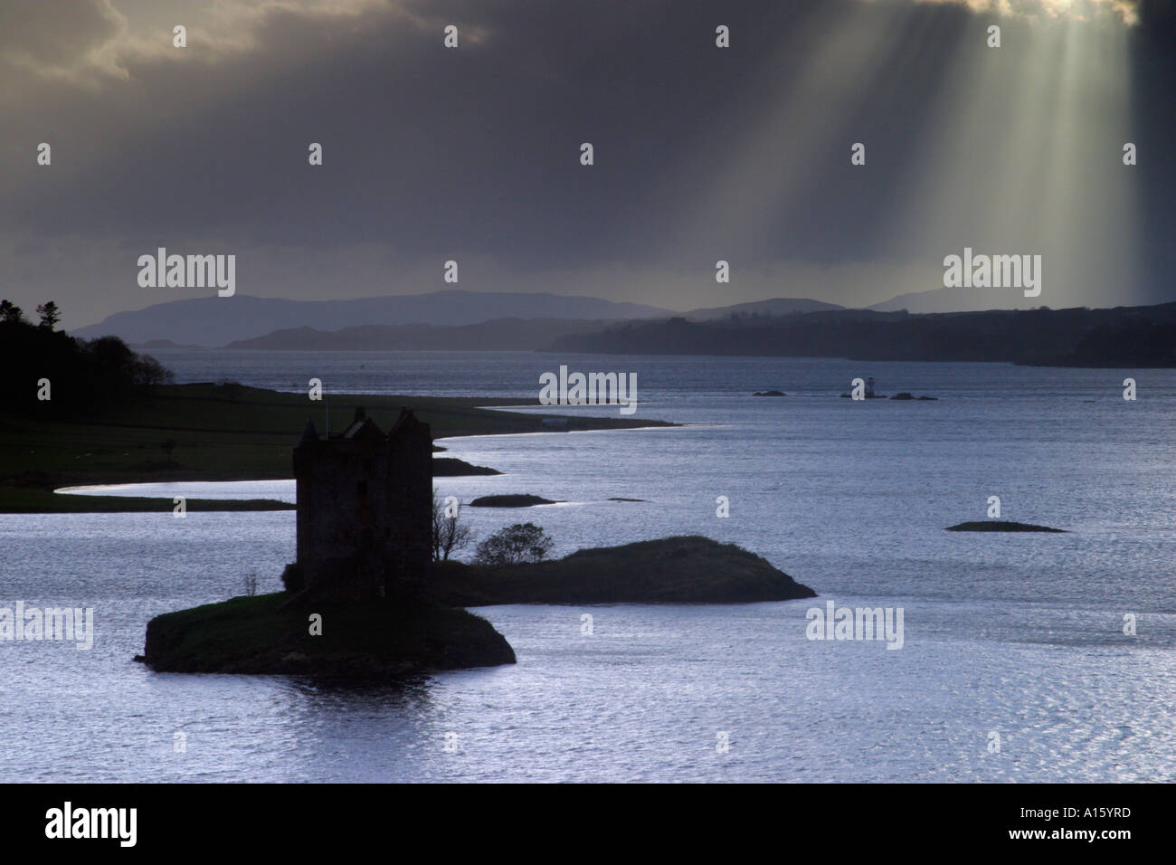 Castle Stalker Scotland Stock Photo - Alamy