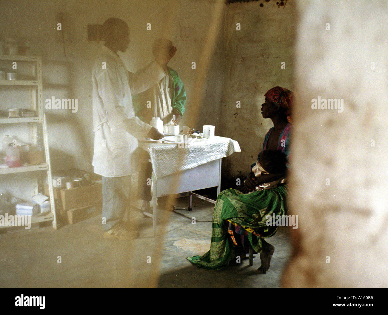 A make-shift hospital in the interior of Angola serves as the only ...