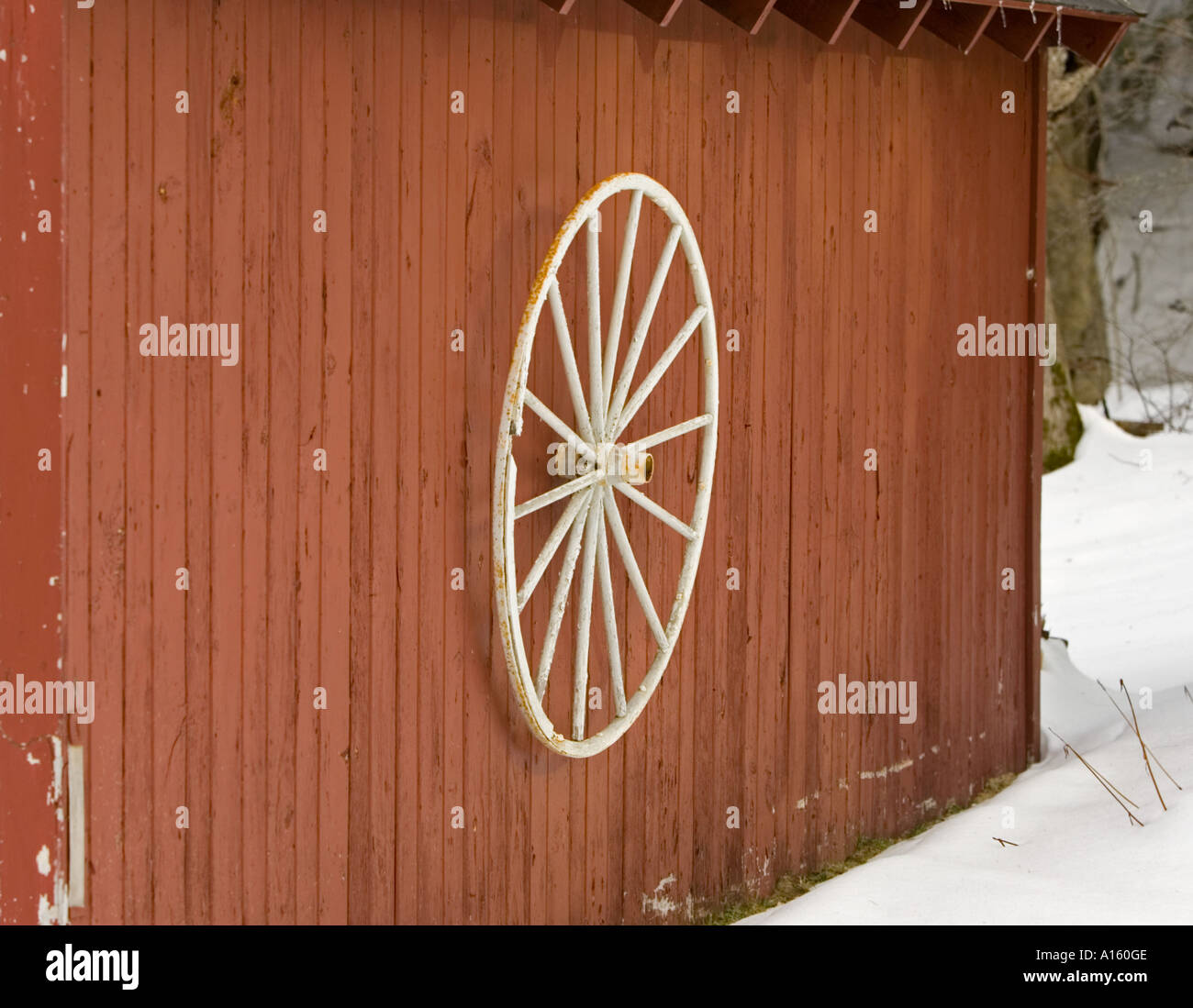 Barn wagon wheel hi-res stock photography and images - Alamy