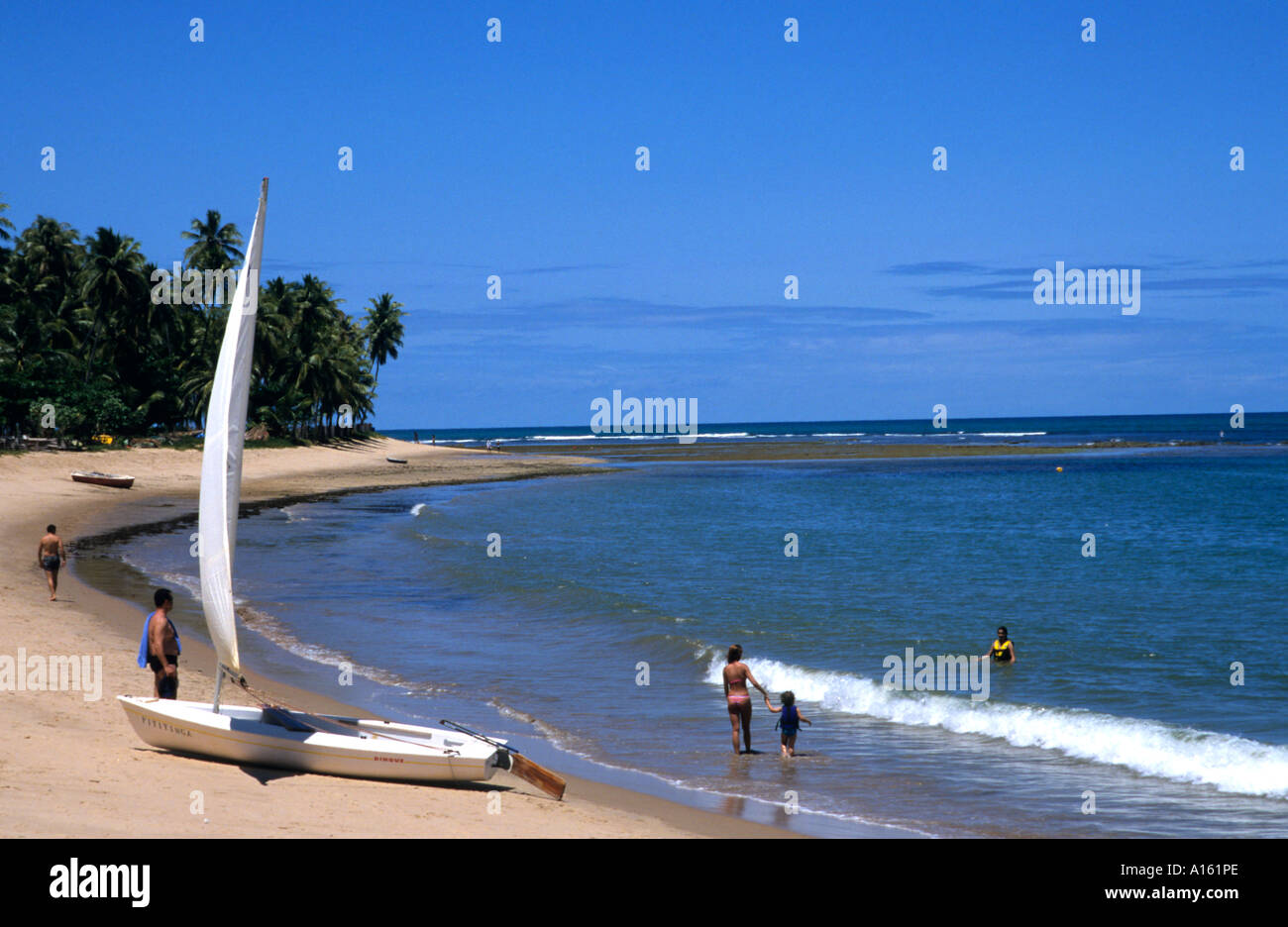 Bahia Brazil Brazilian Boat Sailing High Resolution Stock Photography ...