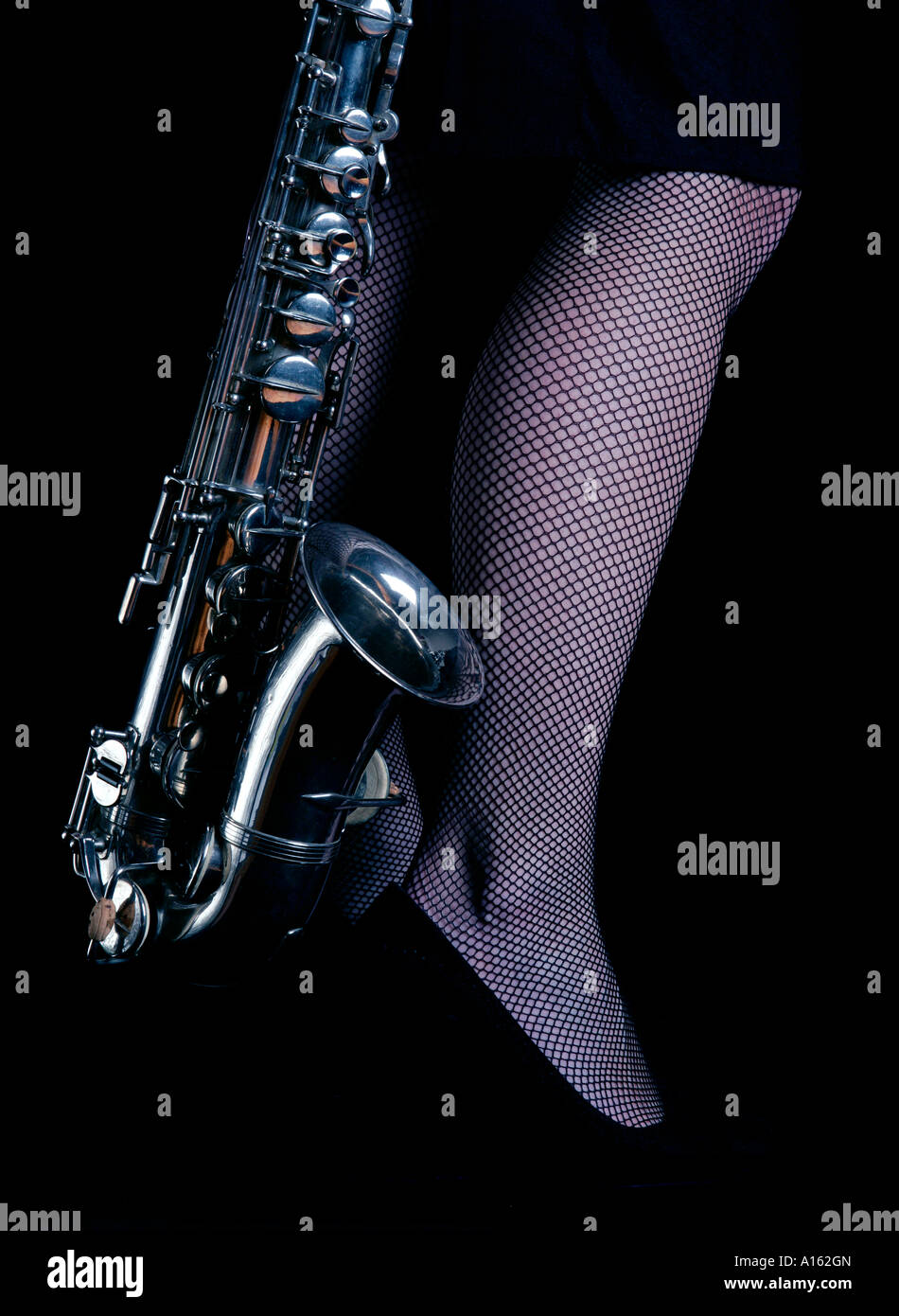 Legs with fishnets High Resolution Stock Photography and Images - Alamy
