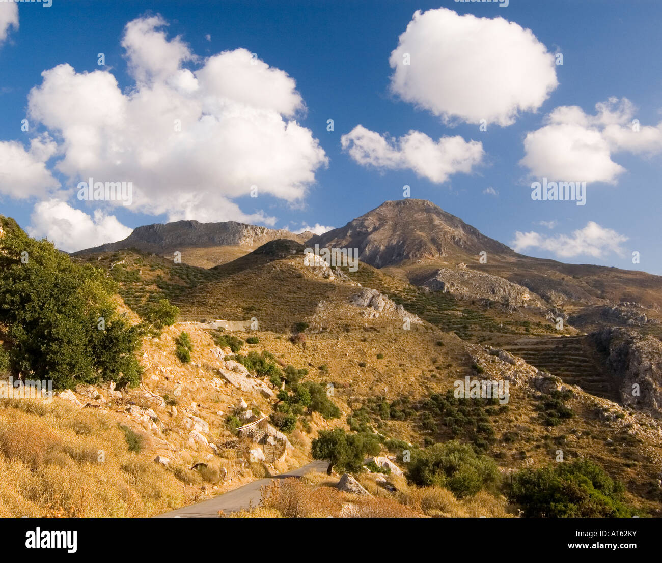 Cretean landscape Crete Greece Stock Photo - Alamy