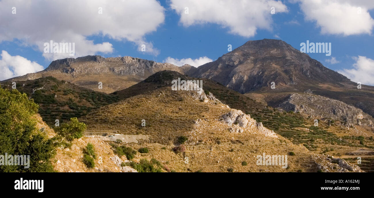 Cretean landscape Crete Greece Stock Photo - Alamy