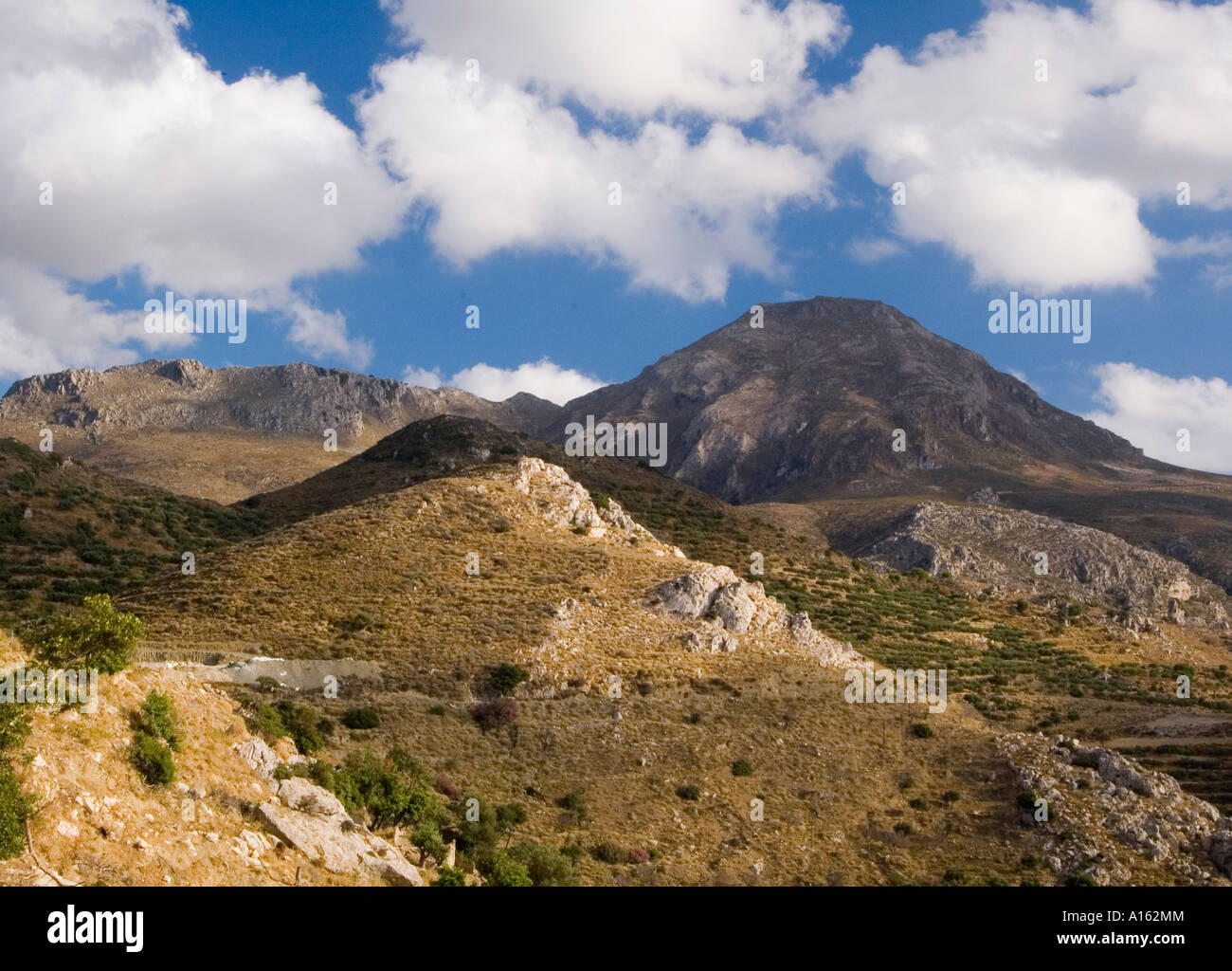 Cretean landscape Crete Greece Stock Photo - Alamy