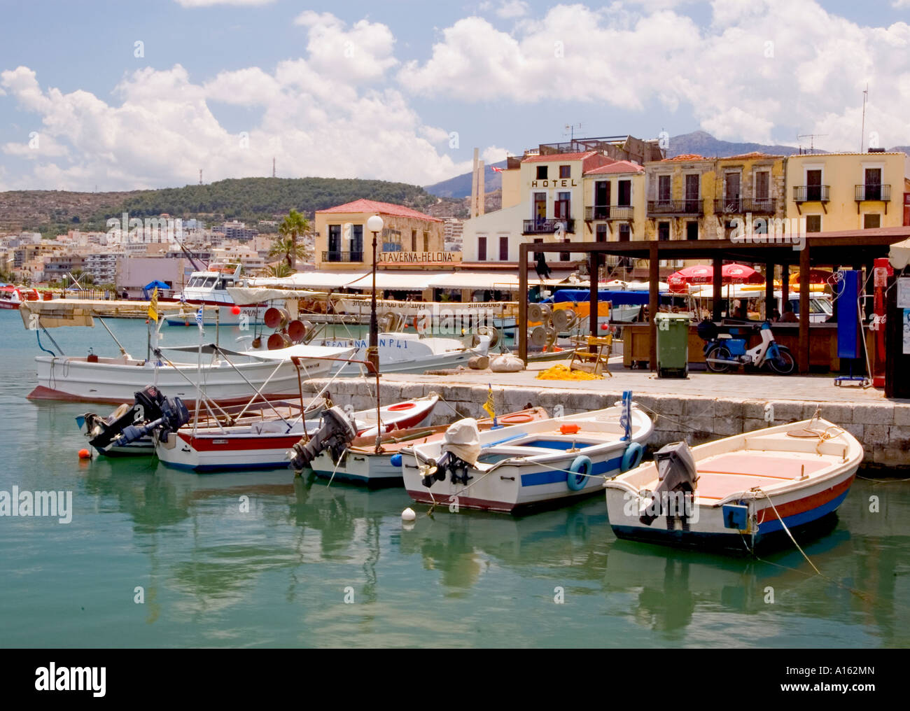 Rethimno Crete Greece Stock Photo - Alamy