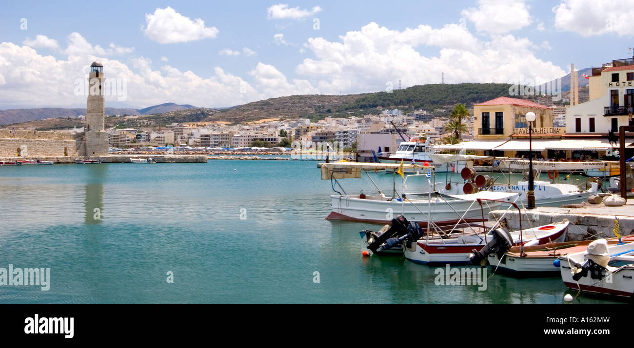 Rethimno Crete Greece Stock Photo - Alamy