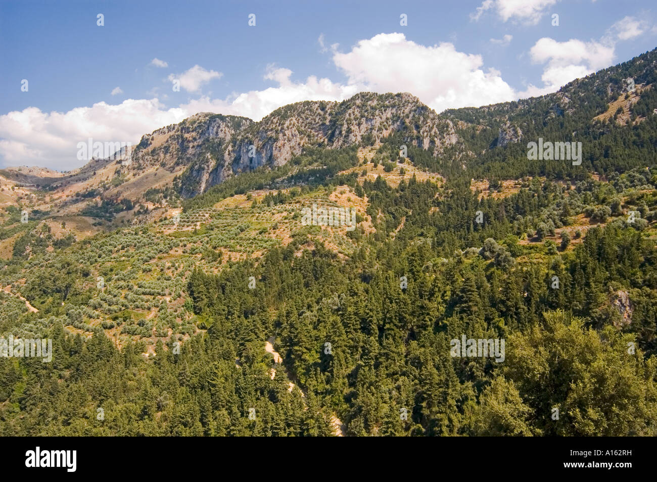 Cretean landscape Crete Greece Stock Photo - Alamy