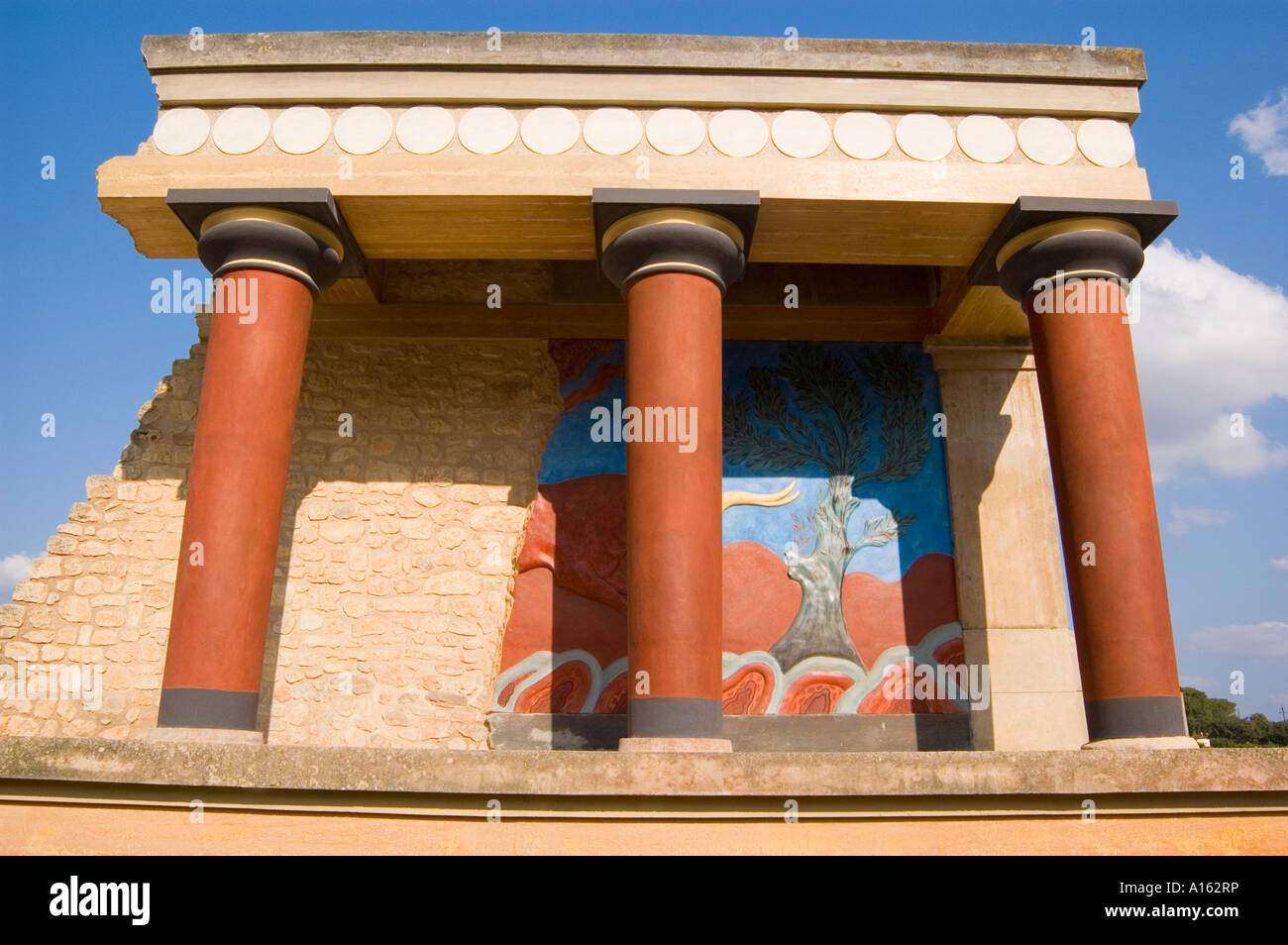 Knossos Palace Iraklio Crete Greece Stock Photo - Alamy
