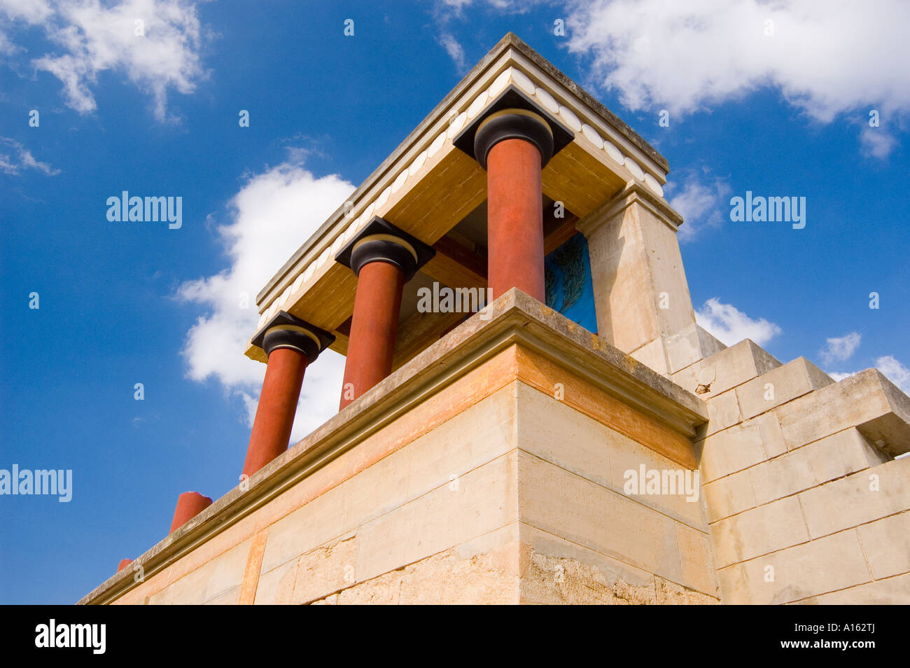 Knossos Palace Iraklio Crete Greece Stock Photo - Alamy