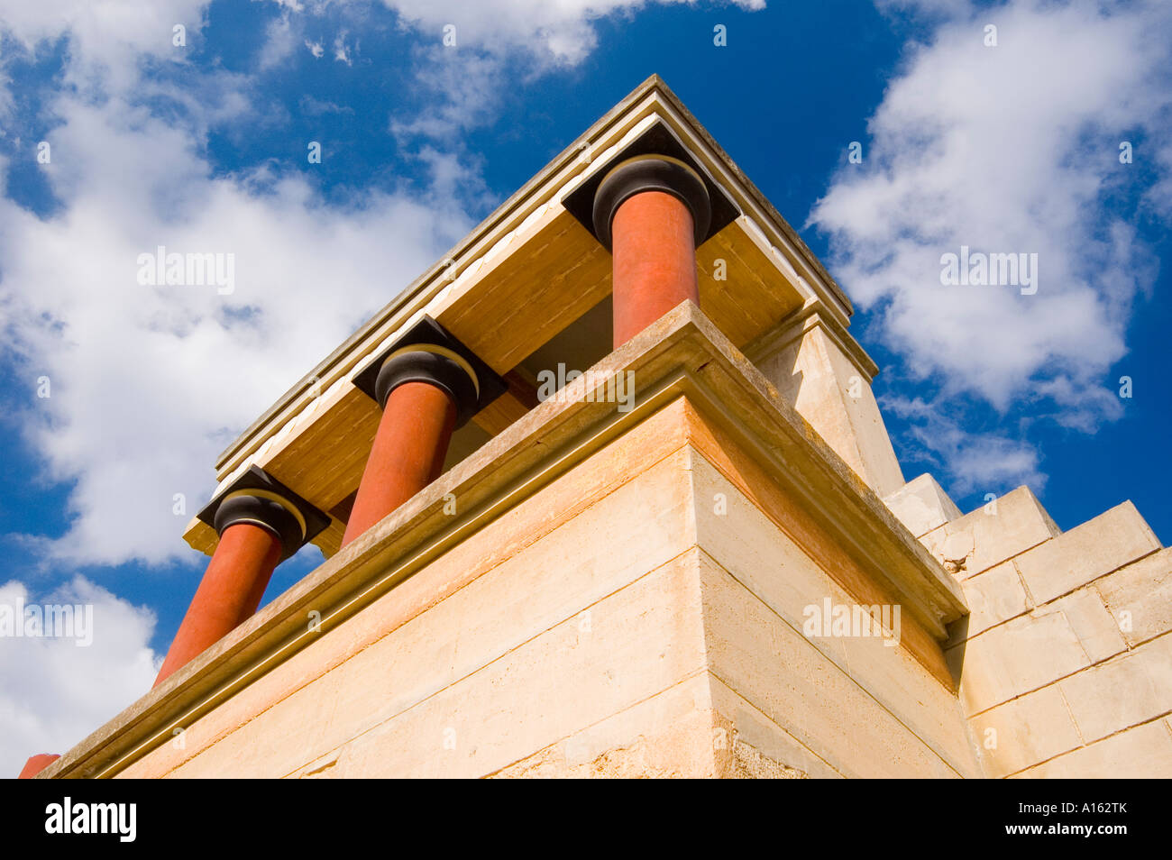 Knossos Palace Iraklio Crete Greece Stock Photo - Alamy