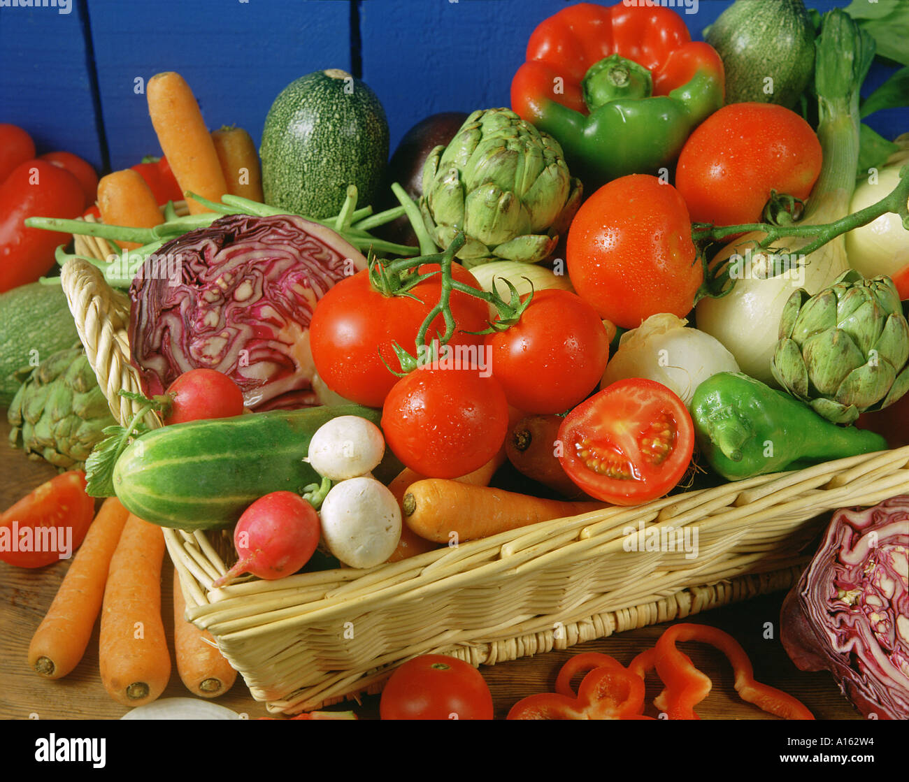 Vegetables still life Stock Photo - Alamy