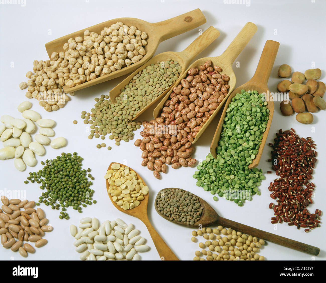 Legumes still life Stock Photo - Alamy