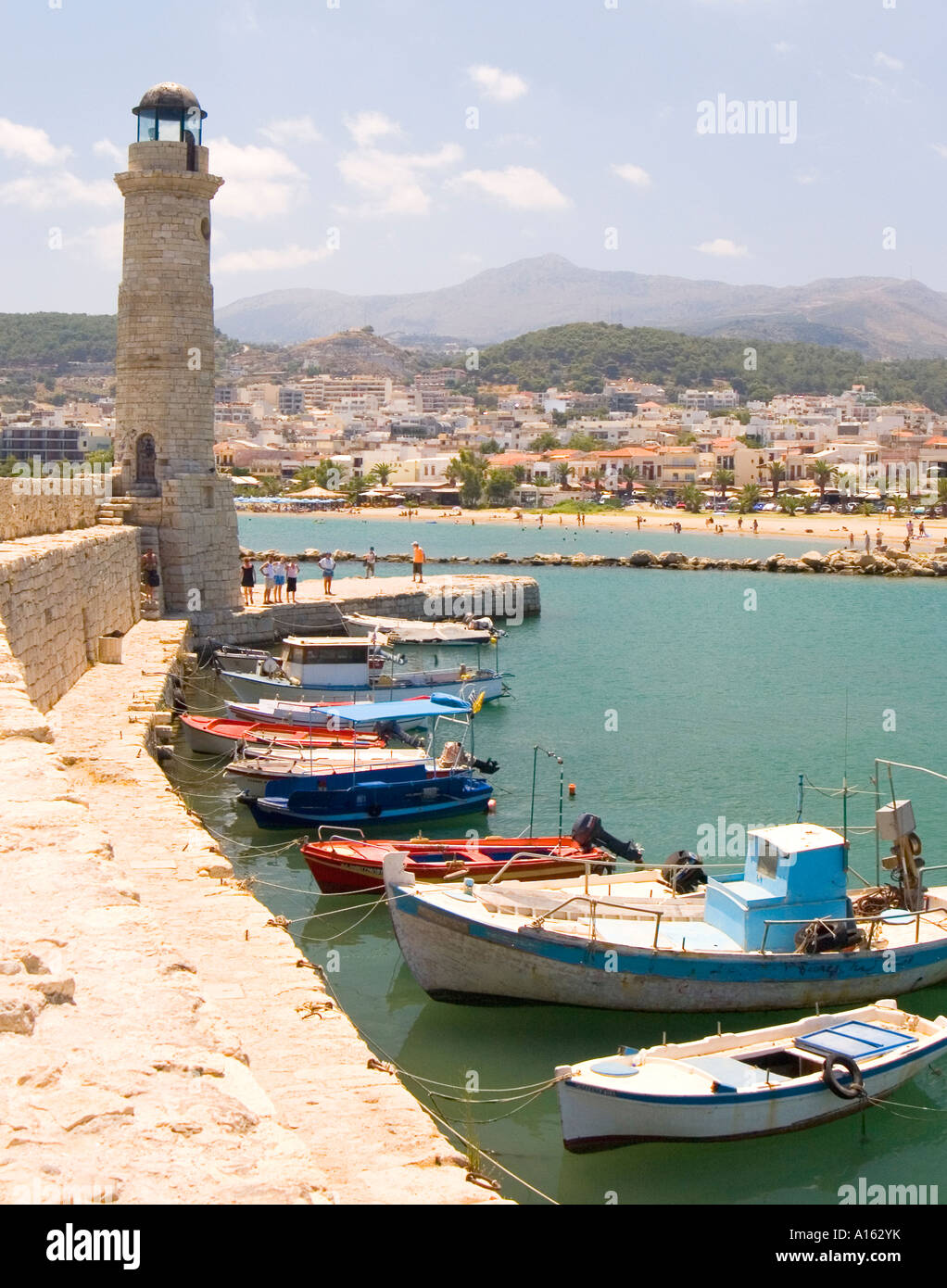 Rethimno Crete Greece Stock Photo - Alamy