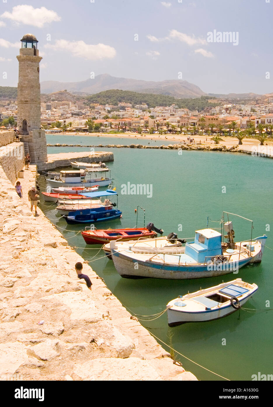 Rethimno Crete Greece Stock Photo - Alamy